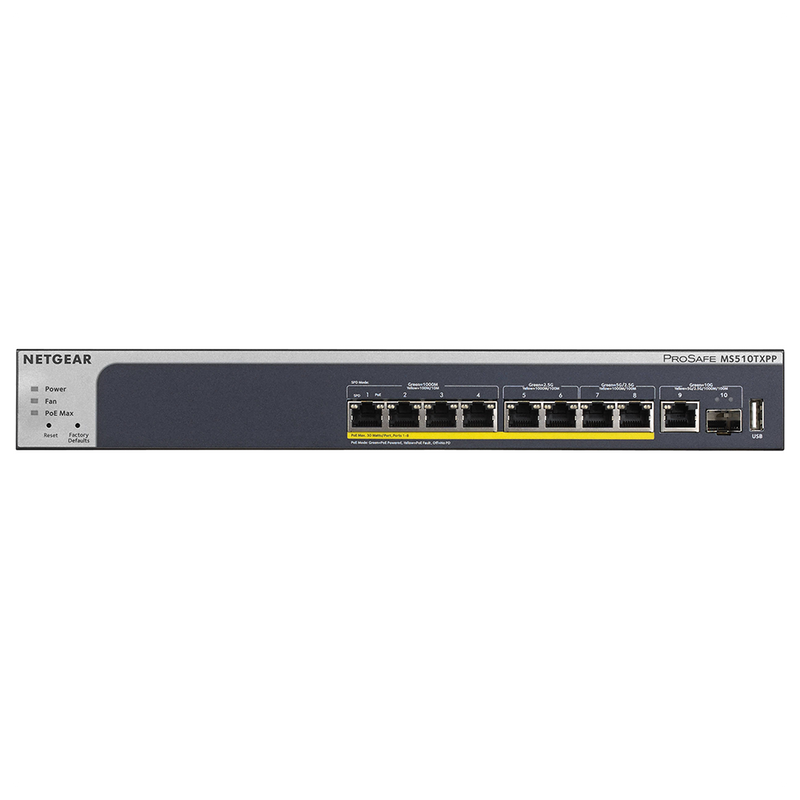 NETGEAR 智能網管Pro 交換機 | 網絡 | 產品 MS510TXPP | Business | NETGEARSMB